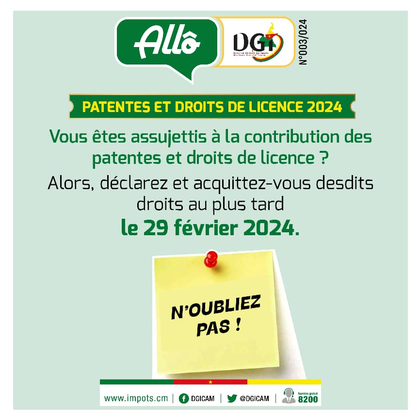 ALLO DGI | Direction Générale des Impôts (DGI)